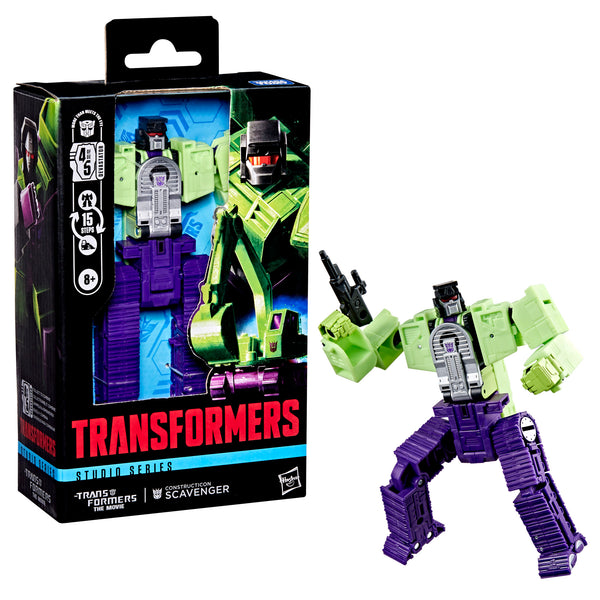 Transformers Studio Series 86 Deluxe Class Scavenger (Devastator combi ...